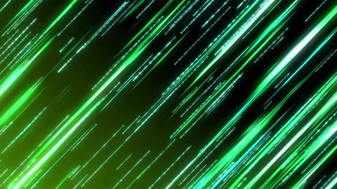 Neon Green Shooting Star with black back... | Stock Video | Pond5
