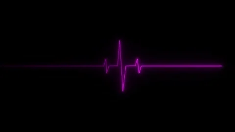 neon heart beat line animation. heartbea... | Stock Video | Pond5