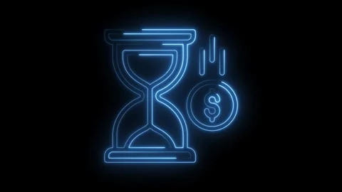 Time Money Icon Stock Videos – Royalty-Free HD & 4K Videos | Pond5