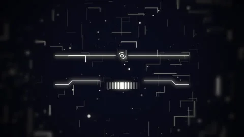 Neon HUD Geometry: Lines & Grids Light U... | Stock Video | Pond5