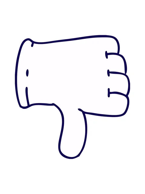 Thumbs Down Animation Stock Videos – Royalty-Free HD & 4K Videos | Pond5