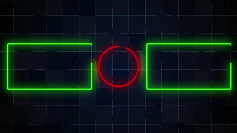 Neon light glowing border and line anima... | Stock Video | Pond5