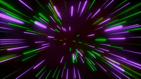 Neon light speed on starbursts animation... | Stock Video | Pond5