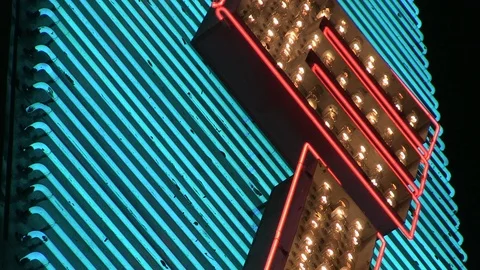 Neon Lights Flashing Stock Video Footage | Royalty Free Neon Lights ...