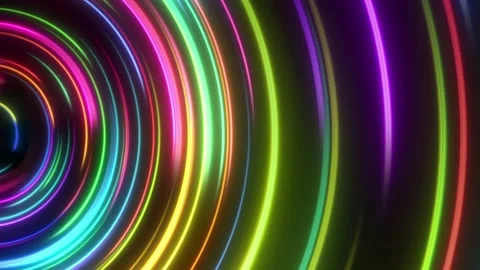 Neon lights, colourful lines concept bac... | Stock Video | Pond5