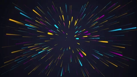 Neon lines, zooming animation loop backg... | Stock Video | Pond5