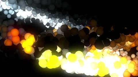 Neon moving spheres animated background | Stock Video | Pond5