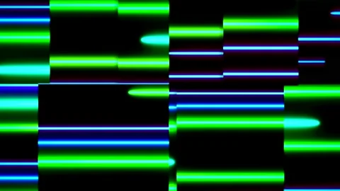 Neon Passing Lines Blocks Vj Loop Animat... | Stock Video | Pond5
