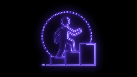 Climbing Steps Animation Stock Videos – Royalty-Free HD & 4K Videos | Pond5