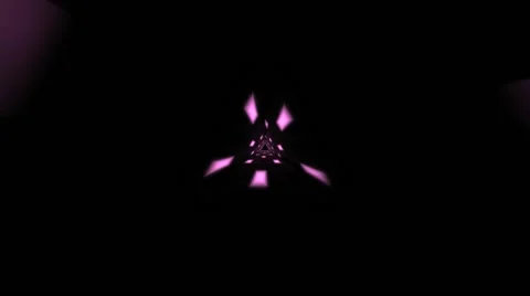 Neon Pink Warp Light Effect | Stock Video | Pond5