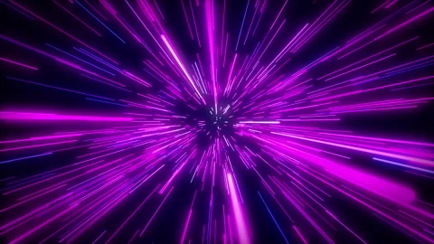 Neon Purple Hyperspace Jump Loop Backgro... | Stock Video | Pond5