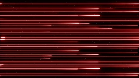 neon rain left to right 4K lOOP Red | Stock Video | Pond5