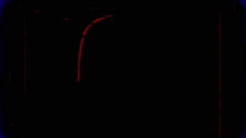 Neon red and blue film scratches on bla... | Stock Video | Pond5