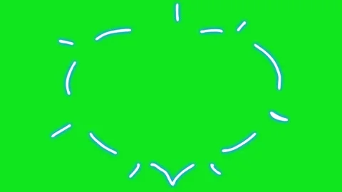 Neon Scribbles Animation on Green Screen... | Stock Video | Pond5