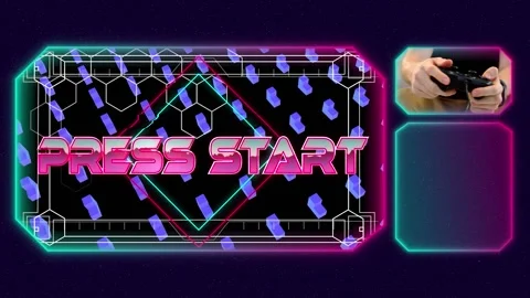 After Effects Template: Neon Streamer Overlays #198841720