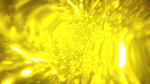 Neon yellow stream. Flying through the u... | Stock Video | Pond5