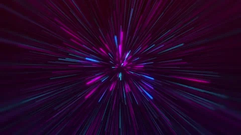 After Effects: Neon Zoom In Lines Loop Background AEP #283932445