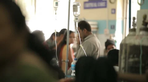 Nepal Hospital Injection Room MS | Stock Video | Pond5