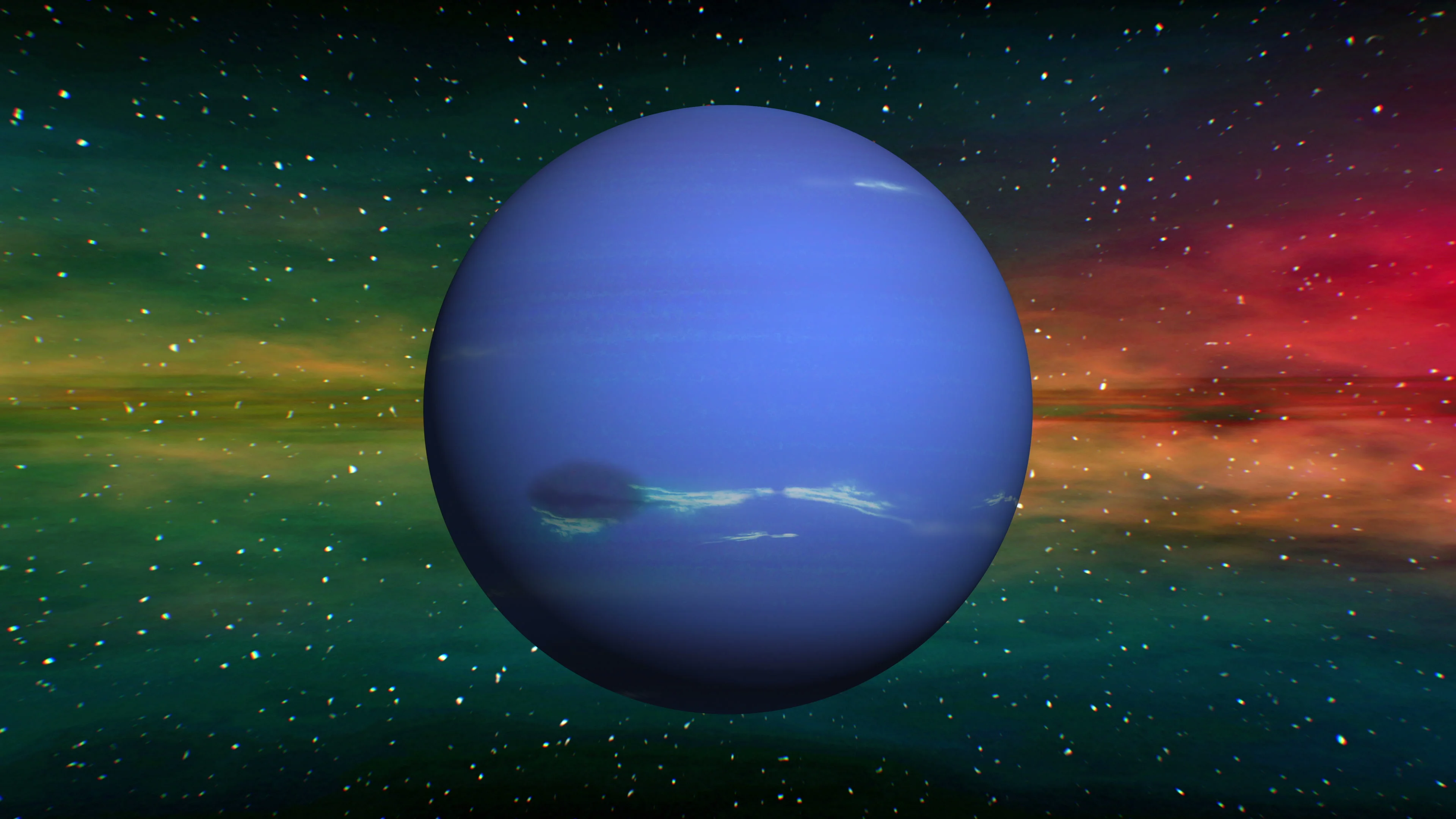Neptune In The Space