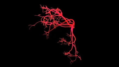 Nerves, neurons growing. 3d animation. F... | Stock Video | Pond5