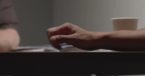 Nervous Man's Hands Fidgeting While In P... | Stock Video | Pond5