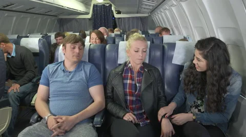 Nervous Passengers Stock Video Footage | Royalty Free Nervous ...