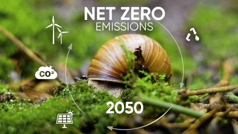 Net zero and carbon neutral concept. Net... | Stock Video | Pond5