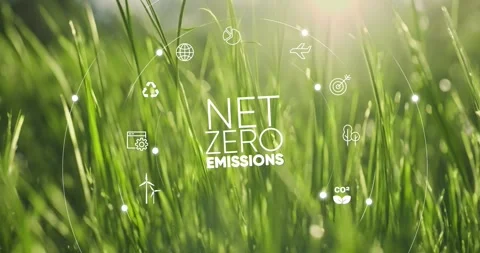 Net zero , carbon neutral concept. Net z... | Stock Video | Pond5