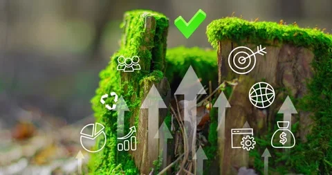 Net zero icon and carbon neutral concept... | Stock Video | Pond5