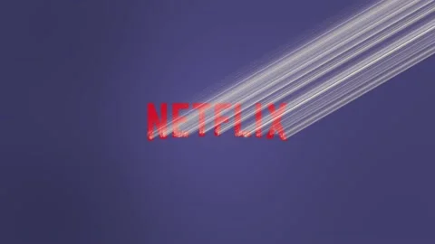 Netflix Logo Light Reveal | Stock Video | Pond5