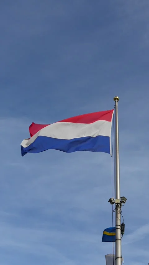 Netherlands Flag. Close up of Dutch flag... | Stock Video | Pond5