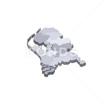 Netherlands political map of administrative divisions: Graphic #234228085