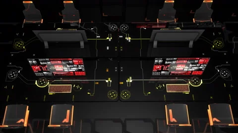 Futuristic Control Room