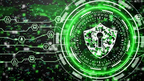 Security Shield Lock Stock Footage ~ Royalty Free Stock Videos | Pond5