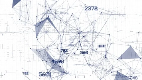 Network / math / numbers / code seamless... | Stock Video | Pond5
