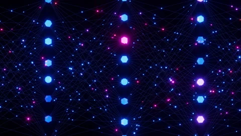 Neural network model, LLM structure anim... | Stock Video | Pond5