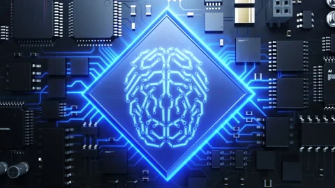 Computer Chip Animation Stock Video Footage | Royalty Free Computer ...