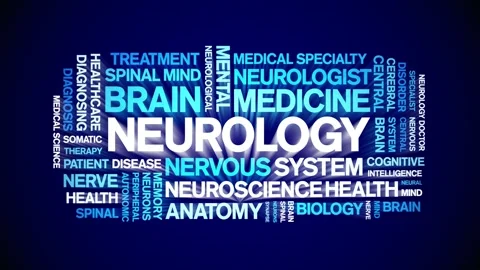 Neurology animated word cloud,animation ... | Stock Video | Pond5