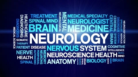 Neurology animated word cloud,animation ... | Stock Video | Pond5