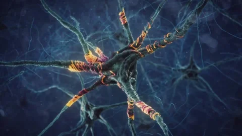 neurons animation | Brain cells | mood s... | Stock Video | Pond5