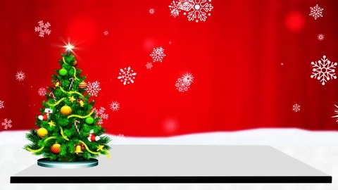 New Christmas Virtual Studio Set 4K Moti... | Stock Video | Pond5