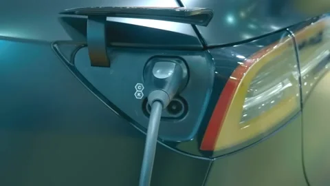 New, clean, shiny, metallic blue color e... | Stock Video | Pond5