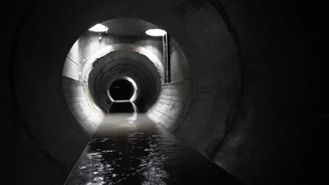 Inside Concrete Pipe Stock Videos – Royalty-Free HD & 4K Videos | Pond5