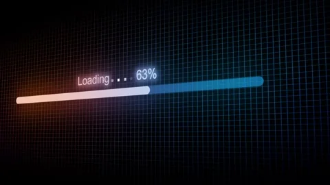 New Digital Glowing Bar Animation for Bu... | Stock Video | Pond5