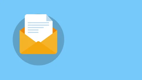 new email icon animation | Stock Video | Pond5