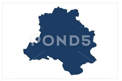 New Modern Map of New Delhi state of India map vector illustration ...