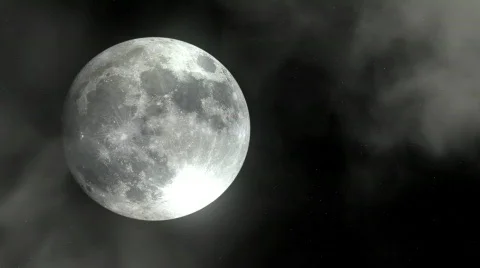 New Moon Night Sky Background | Stock Video | Pond5