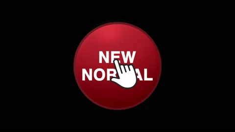 New Normal Button Click Animation on Bla... | Stock Video | Pond5