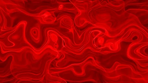 New red color ink smoke liquid animation | Stock Video | Pond5