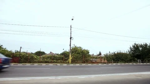 New Roundabout in Agigea City on Black S... | Stock Video | Pond5